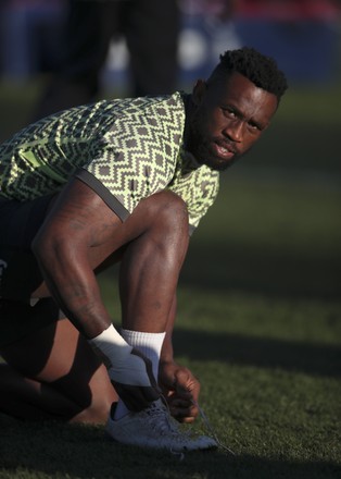 Siya Kolisi South Africa Captain Tieing Editorial Stock Photo - Stock ...