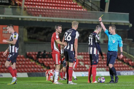 Yellow Card Shown By Referee Martin Editorial Stock Photo - Stock Image ...