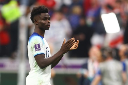 Bukayo Saka England Crosses Under Pressure Editorial Stock Photo ...