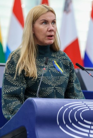 European Commissioner Energy Kadri Simson Speaks Editorial Stock Photo ...