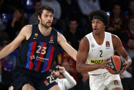 Zach Leday Tomas Satoransky During Match Editorial Stock Photo - Stock ...
