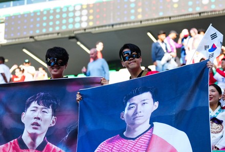 South Korean Fans Enjoy Prematch Build Editorial Stock Photo - Stock ...
