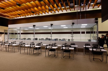 View New Defendants Boxes Courtroom That Editorial Stock Photo - Stock ...