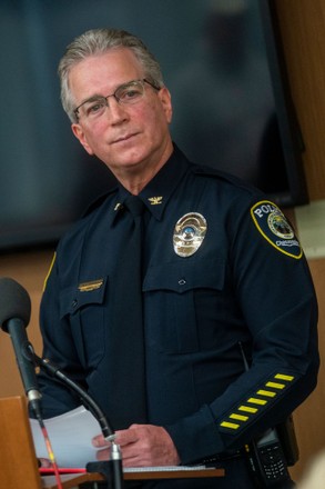 Chesapeake Police Chief Mark Solesky Delivers Editorial Stock Photo ...