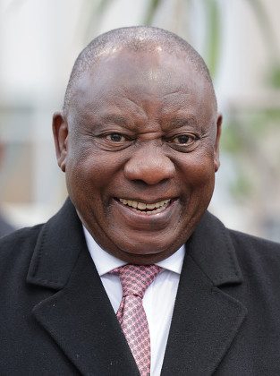 President South Africa Cyril Ramaphosa Smiles Editorial Stock Photo ...