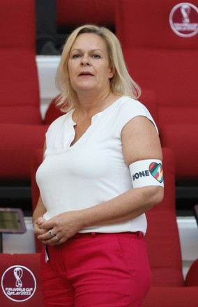 Germanys Sports Minister Nancy Faeser Wearing Editorial Stock Photo ...