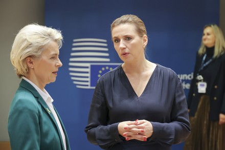 Prime Minister Denmark Mette Frederiksen European Editorial Stock Photo ...