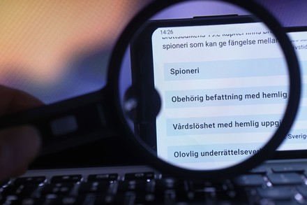 Swedish Security Service Swedish Swedish Government Editorial Stock ...