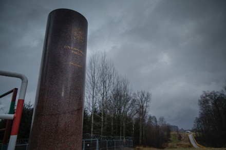 Fences Seen Near Three Country Border Editorial Stock Photo - Stock ...