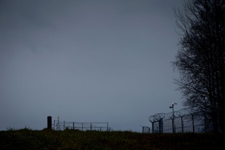 Fences Seen Near Three Country Border Editorial Stock Photo - Stock ...