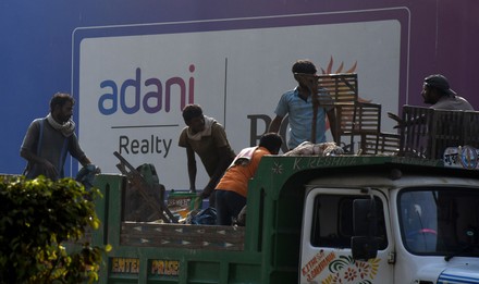 Adani Logo Seen On Poster Mumbai Editorial Stock Photo - Stock Image ...