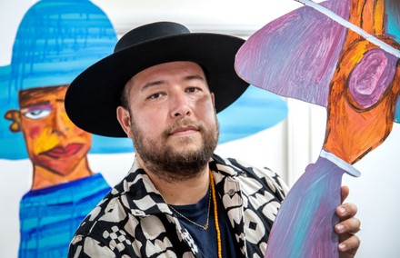Salvadorian Artis Studio Lenca Poses His Editorial Stock Photo - Stock ...
