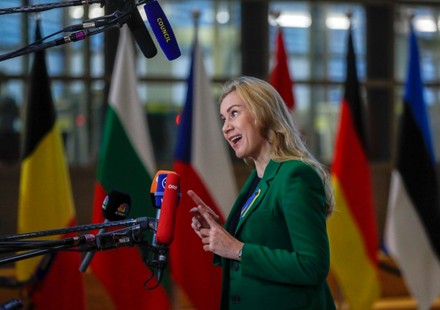 European Commissioner Energy Kadri Simson Speaks Editorial Stock Photo ...