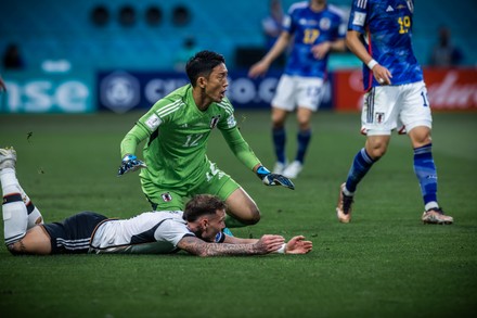 Goalkeeper Shuichi Gonda Japan Fouls David Editorial Stock Photo ...