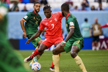 Switzerlands Forward Breel Embolo Scores Opening Editorial Stock Photo ...
