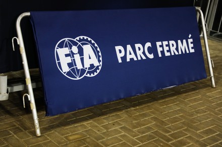 Fia Parc Ferme Fence Seen After Editorial Stock Photo - Stock Image ...