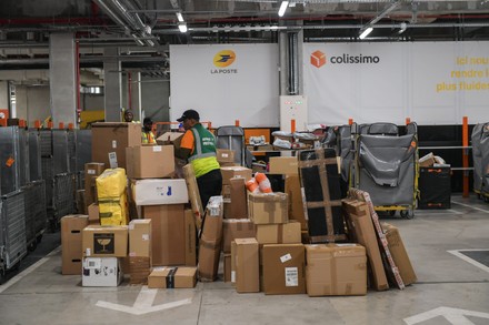 Colissimo Urban Logistics Space Louvre La Editorial Stock Photo - Stock ...