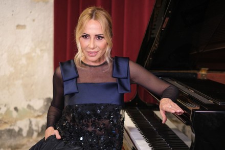 Singer Marta Sanchez Poses During Portrait Editorial Stock Photo ...