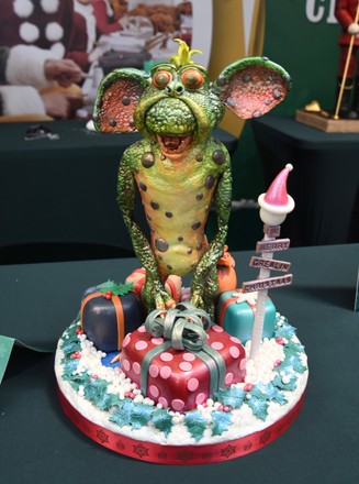 Gremlins Christmas Movie Inspired Cake Editorial Stock Photo - Stock ...