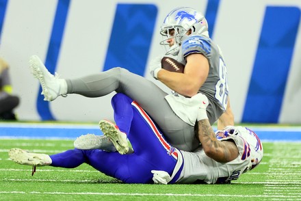 Detroit Lions Tight End Brock Wright Editorial Stock Photo - Stock ...
