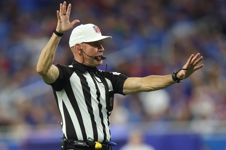 Referee Clete Blakeman 34 Seen During Editorial Stock Photo - Stock ...
