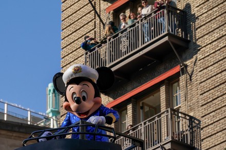 Mickey Mouse On Disney Float During Editorial Stock Photo - Stock Image ...
