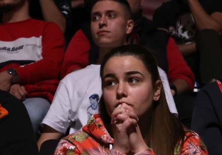 Serbian Fans Watch Fifa World Cup Editorial Stock Photo - Stock Image ...