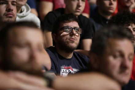 Serbian Fans Watch Fifa World Cup Editorial Stock Photo - Stock Image ...