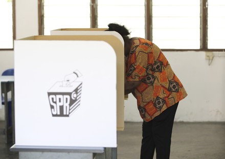 Malaysian Voter Wheel Chair Cast Her Editorial Stock Photo - Stock ...