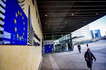 Headquarters European Union Group States Consisting Editorial Stock ...