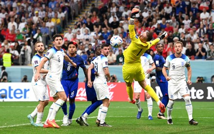 England Goalkeeper Jordan Pickford Misses Cross Editorial Stock Photo ...