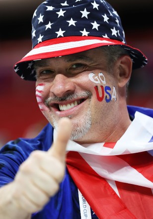 Fan Usa Gives Thumb Before Fifa Editorial Stock Photo - Stock Image ...