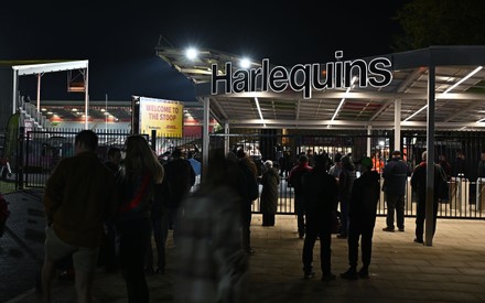 Fans Queue New North Entrance Turnstiles Editorial Stock Photo - Stock ...