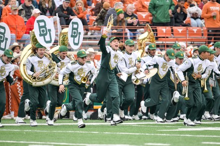 Baylor Bears Marching Band Performing During Editorial Stock Photo ...