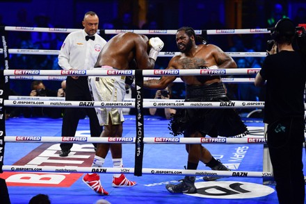 Jermaine Franklin Throws Punch During Matchroom Editorial Stock Photo ...