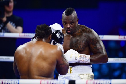 Dillian Whyte During Matchroom Boxing Heavyweight Editorial Stock Photo ...