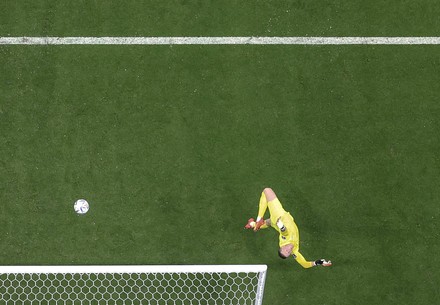 Jordan Pickford Goalkeeper England Makes Save Editorial Stock Photo ...