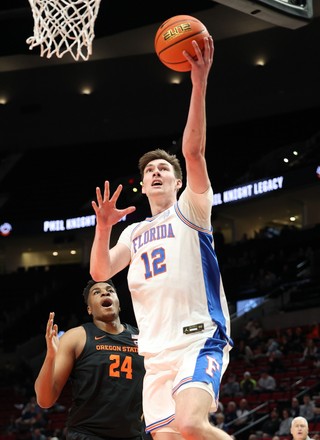 Florida Gators Forward Colin Castleton 12 Editorial Stock Photo - Stock ...