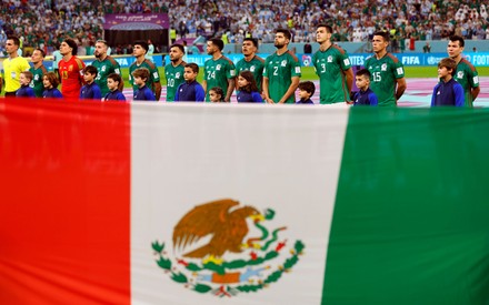Players Mexico Line Fifa World Cup Editorial Stock Photo - Stock Image ...