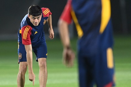 Pedri Spain During Training Session Spanish Editorial Stock Photo ...