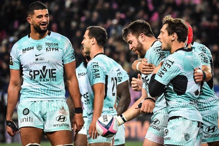 Facundo Isa Toulon Celebrate His Try Editorial Stock Photo - Stock ...