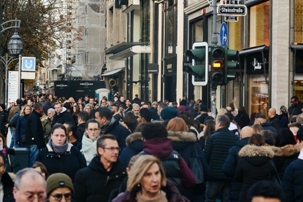 General View Crowd Shoppers Seen City Editorial Stock Photo - Stock ...