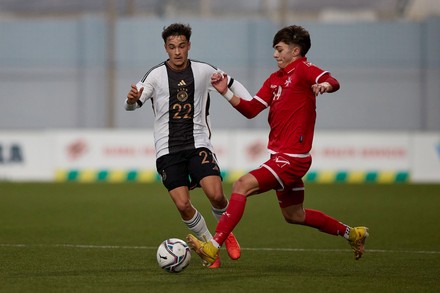 Germany U19 Soccer Player Mika Baur Editorial Stock Photo - Stock Image ...
