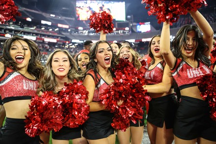 Unlv Rebels Cheerleaders Celebrates Victory Conclusion Editorial Stock ...