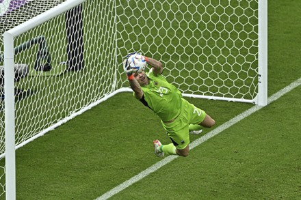 Emiliano Martinez Goalkeeper Argentina Saves Ball Editorial Stock Photo ...
