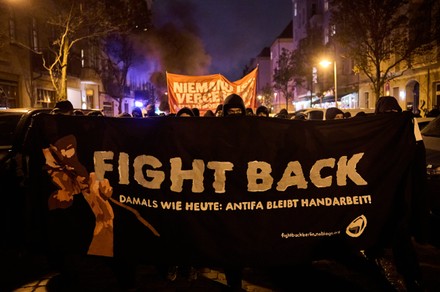 Antifascist Leftwing Groups Protest Against Rightwing Editorial Stock ...