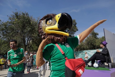 Person Wears Aguigol Mask During Fifa Editorial Stock Photo - Stock ...