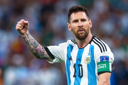 Lionel Messi Arg During World Cup Editorial Stock Photo - Stock Image ...