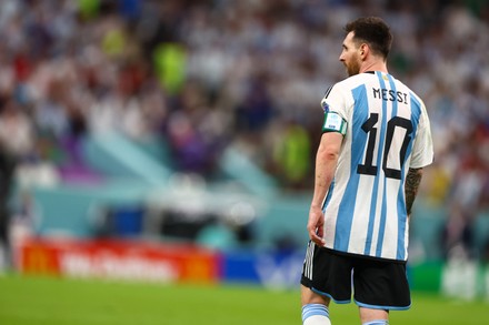 Lionel Messi Arg During World Cup Editorial Stock Photo - Stock Image ...