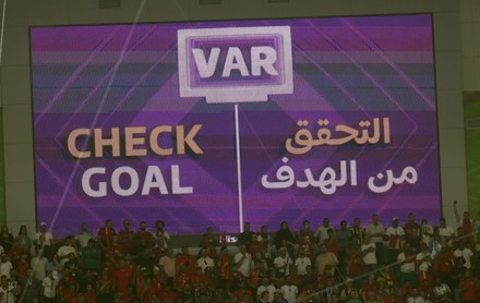 Illustration Shows Giant Screen Goal Check Editorial Stock Photo ...